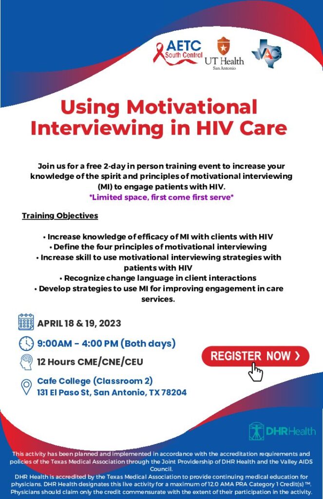 Using Motivational Interviewing in HIV Care - University of Texas ...